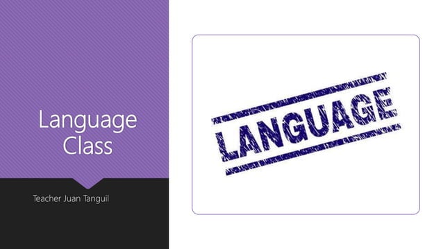 Language | PPT