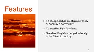 Standard Language | PDF