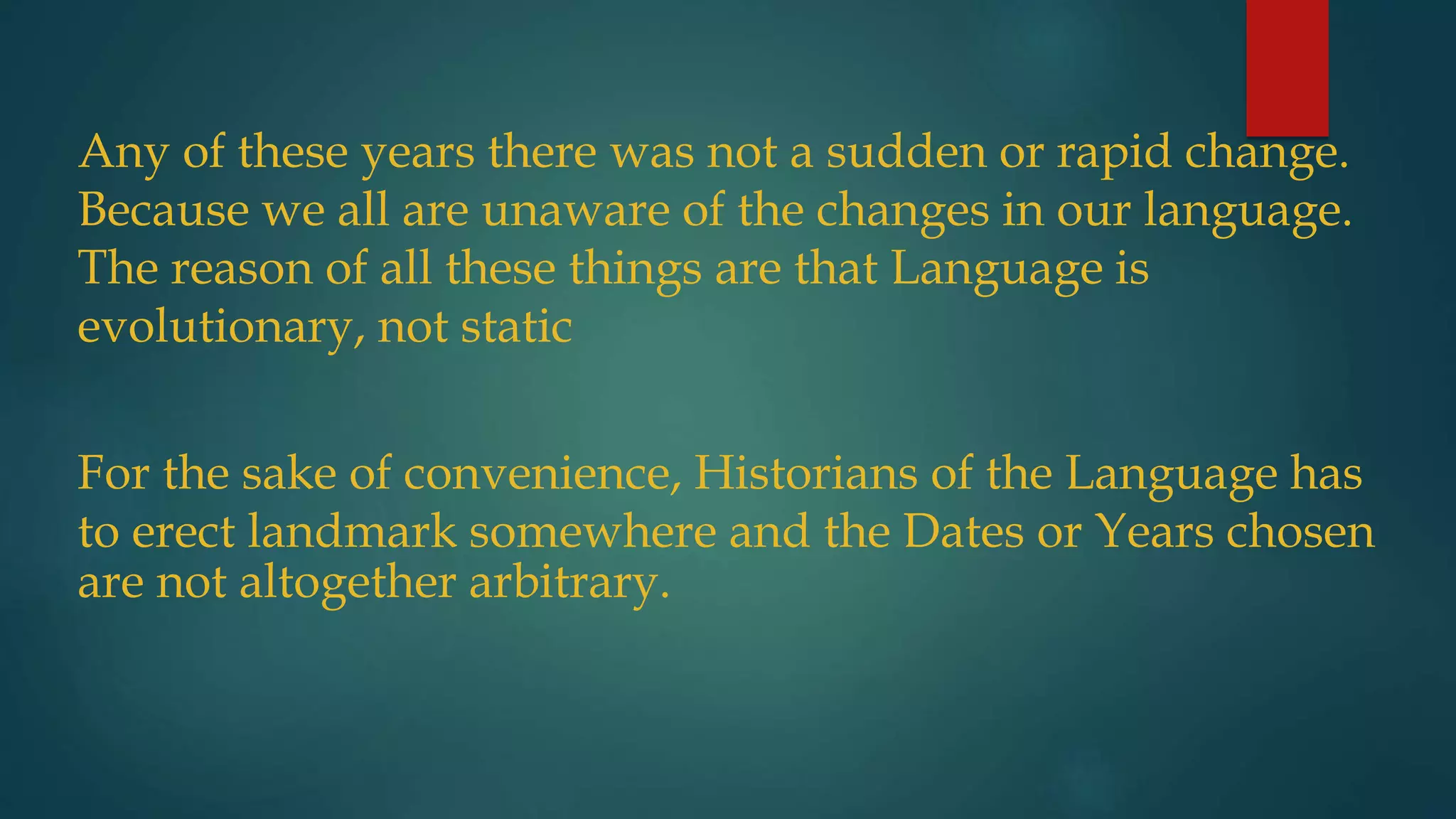 The History of English Language | PPTX