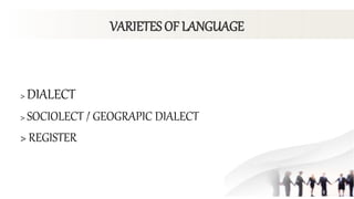 LANGUAGE.ppt dialect vs language reporting | PPT