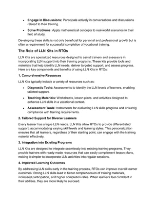 Language, Literacy, and Numeracy (LLN) Kits for RTOs.pdf