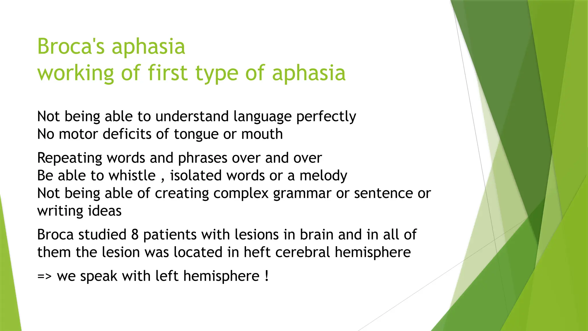 Neuroscience : Three kinds of Aphasia.pptx