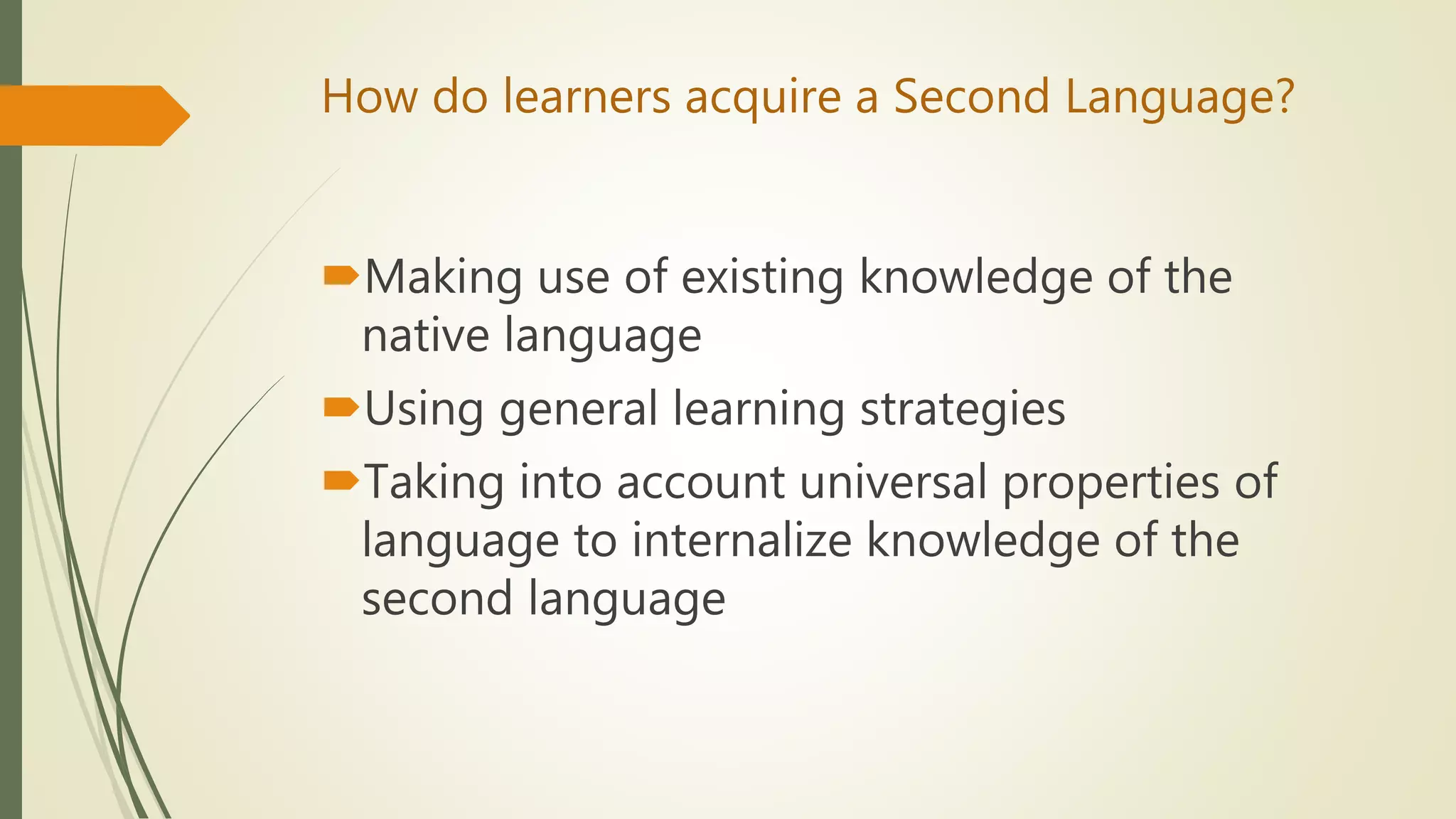 Language acquisition | PPTX