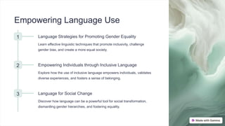 Language-and-Gender for learning sociolinguistics | PPT
