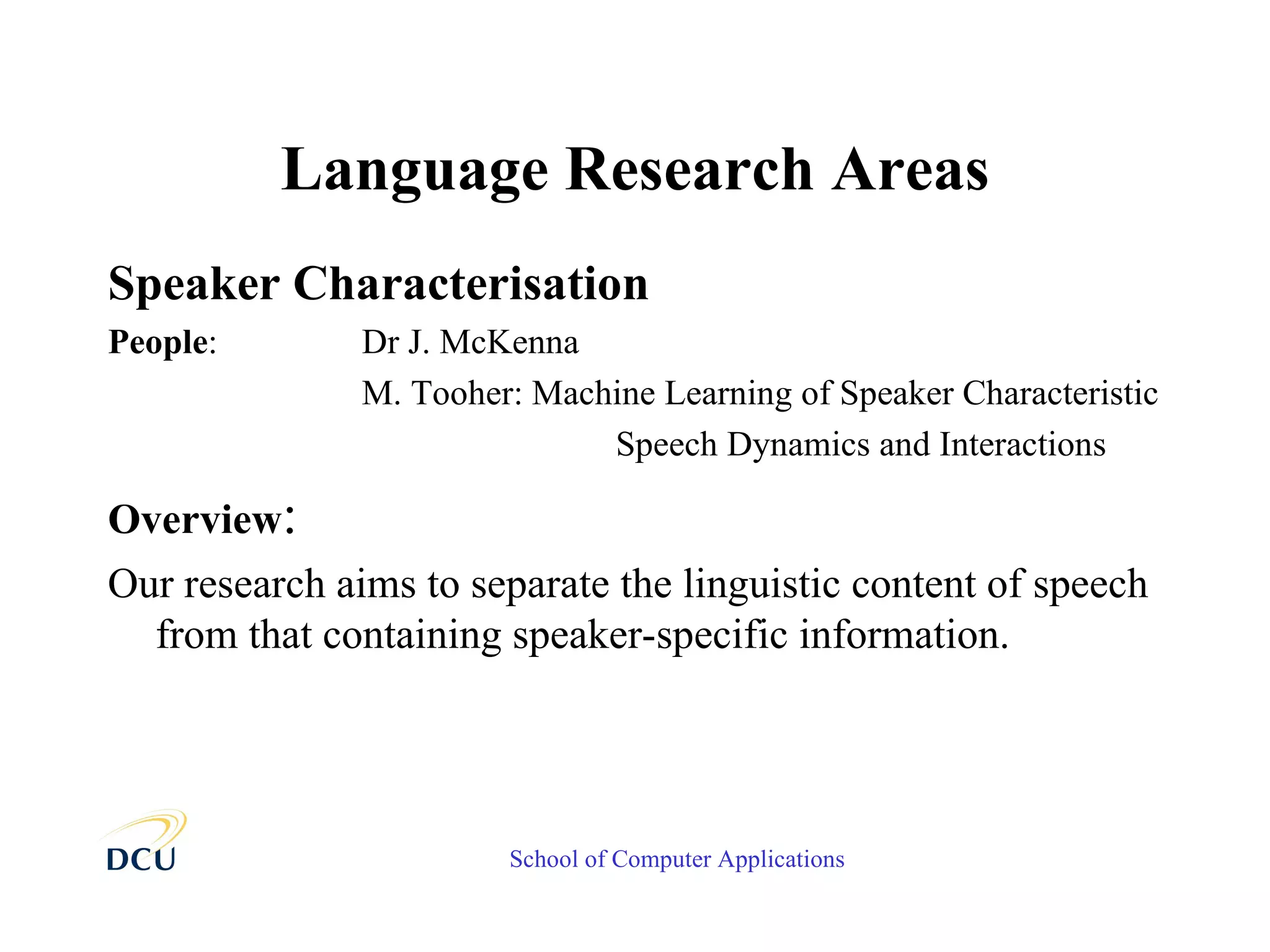 Language and Intelligence | PPT