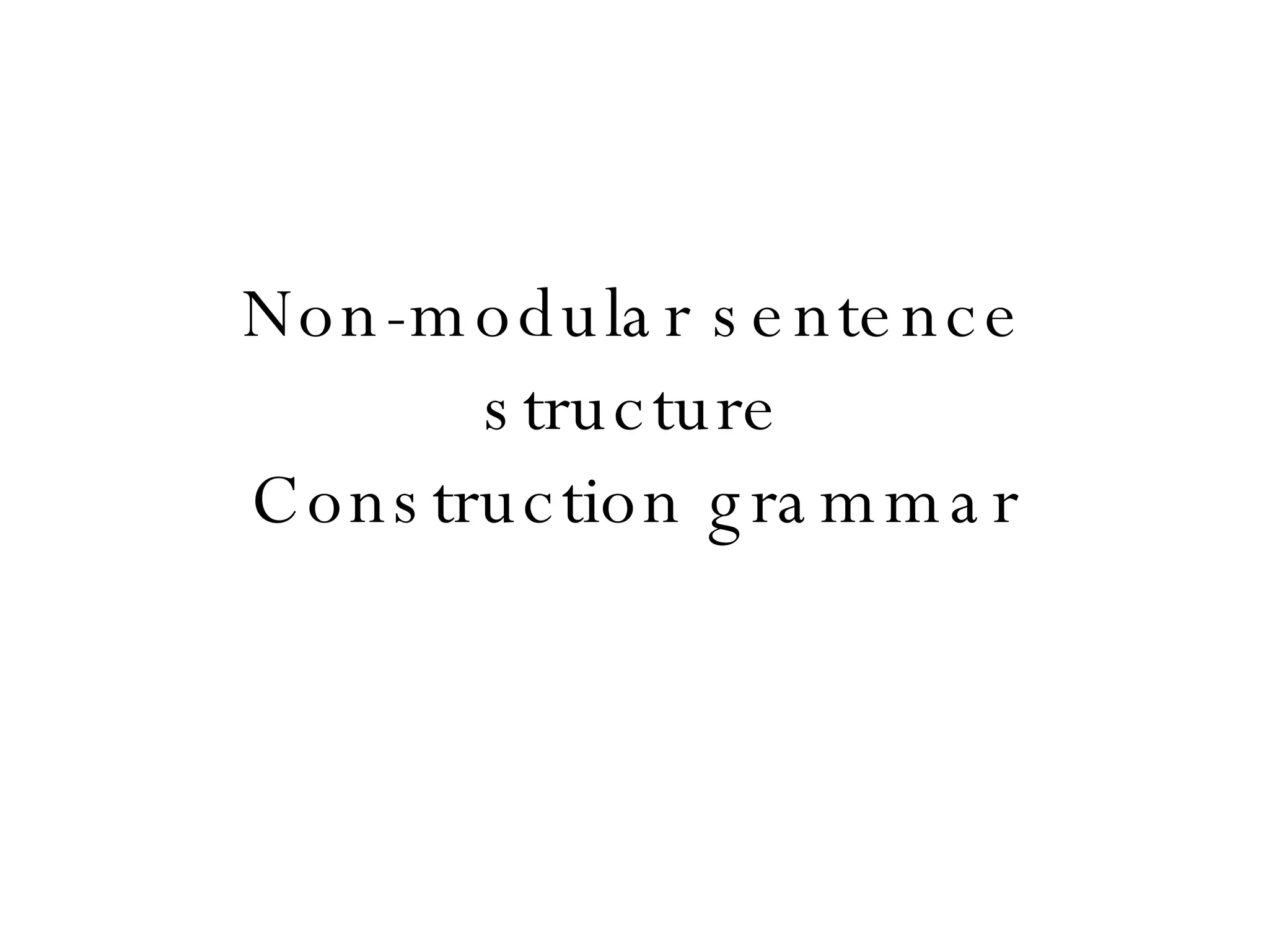 Language and Knowledge: Against Modularity as a Viable Theory of ...