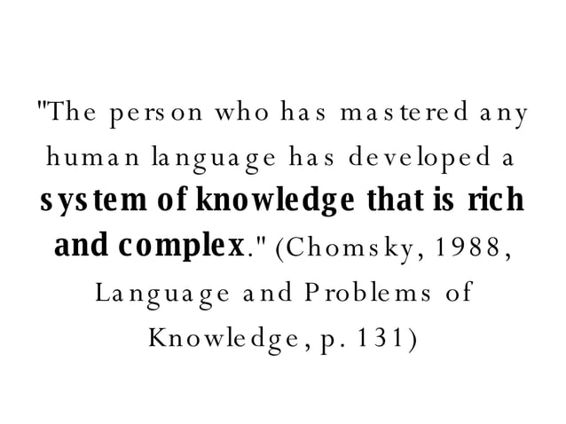 Language and Knowledge: Against Modularity as a Viable Theory of ...