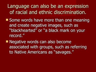 Language As Symbols | PPT