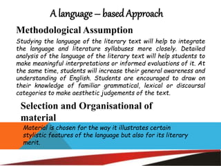 Language- based Approach- Poem In the Midst of Hardship | PPTX