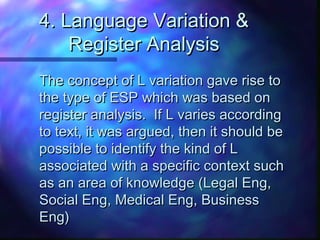 Language description (Applied Linguistics) | PPT