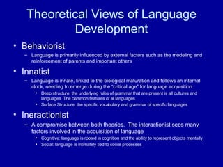 Language Development Through the Curriculum | PPT