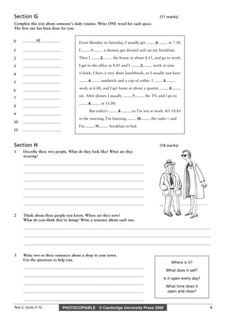 Language in-use-beginner-tests | PDF