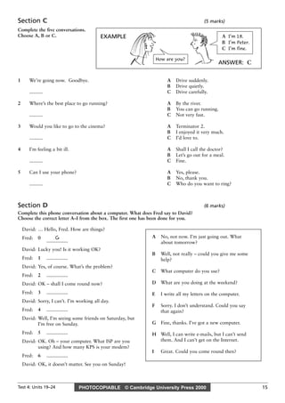 Language in-use-beginner-tests | PDF