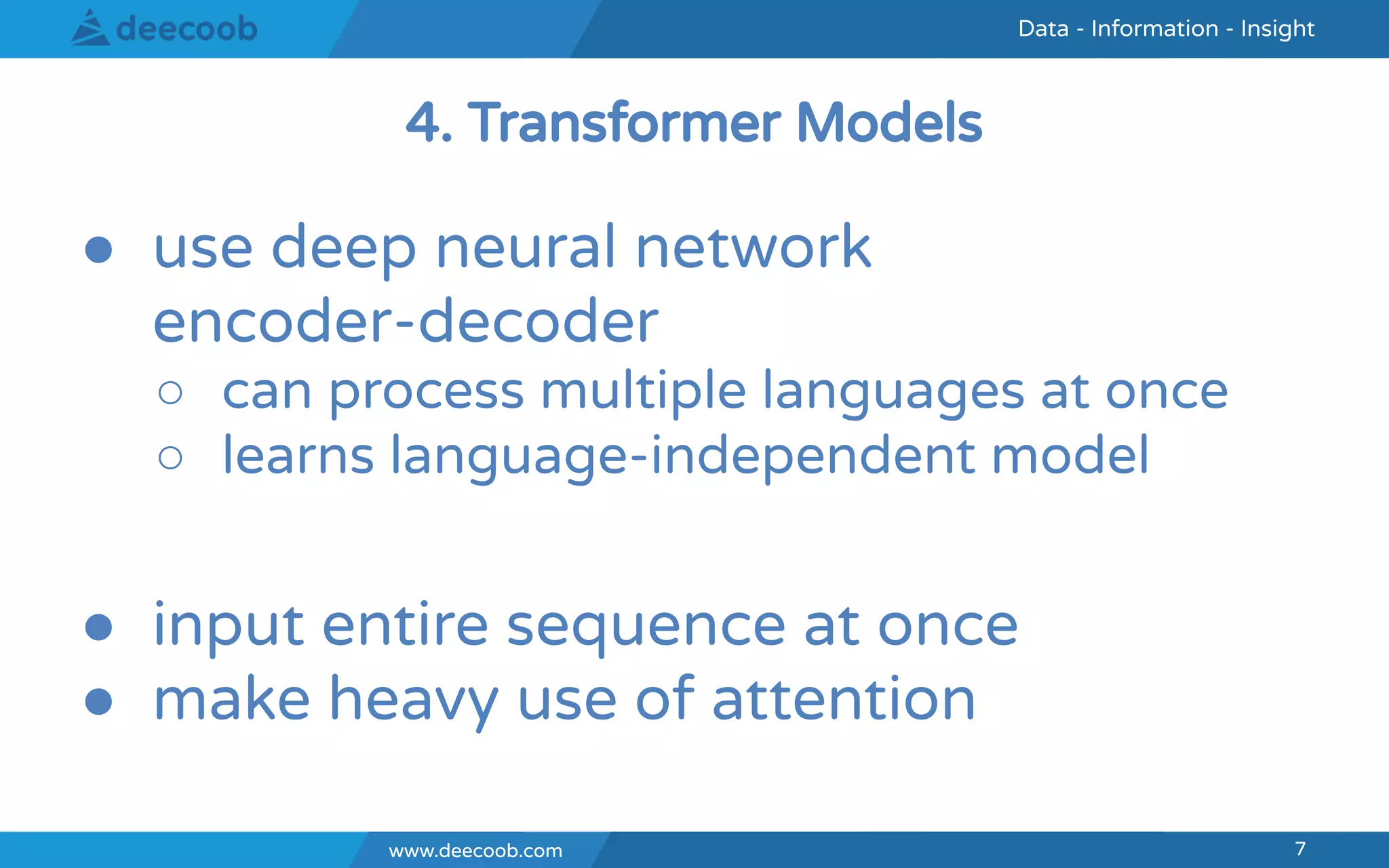 Language independent nlp with deep learning | PPT