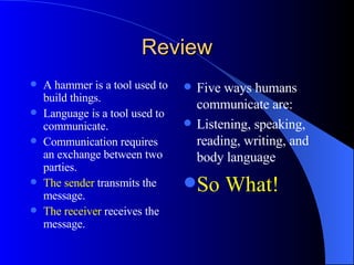 Language Is A Tool3 | PPT