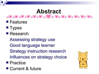 Language Learning Strategies | PPT