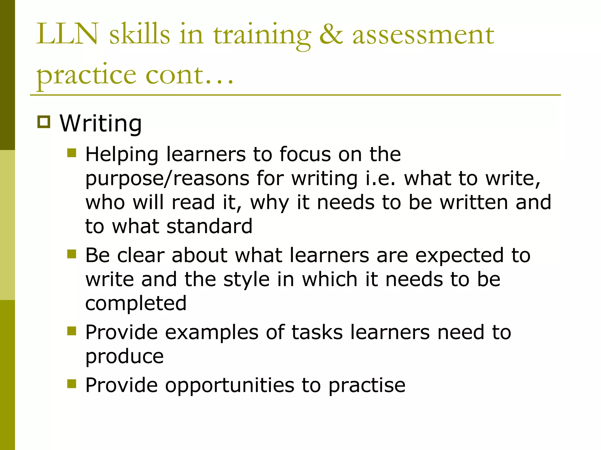 Language, Literacy & Numeracy | PPT