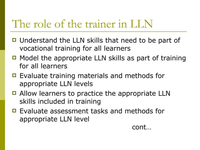 Language, Literacy & Numeracy | PPT | Education