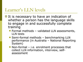 Language, Literacy & Numeracy | PPT