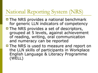 Language, Literacy & Numeracy | PPT