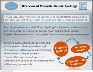 A Detailed Introduction: American Accent Training with Language~Loops | PDF