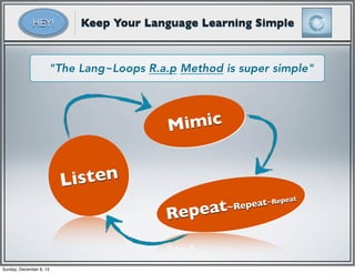 A Detailed Introduction: American Accent Training with Language~Loops | PDF