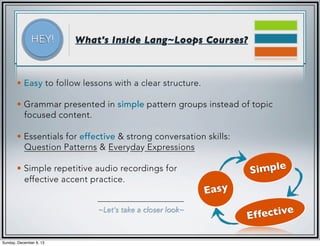 A Detailed Introduction: American Accent Training with Language~Loops | PDF