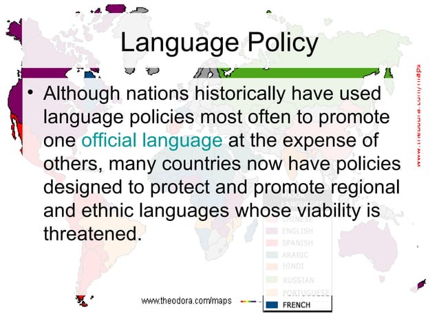Language Policy | PPT