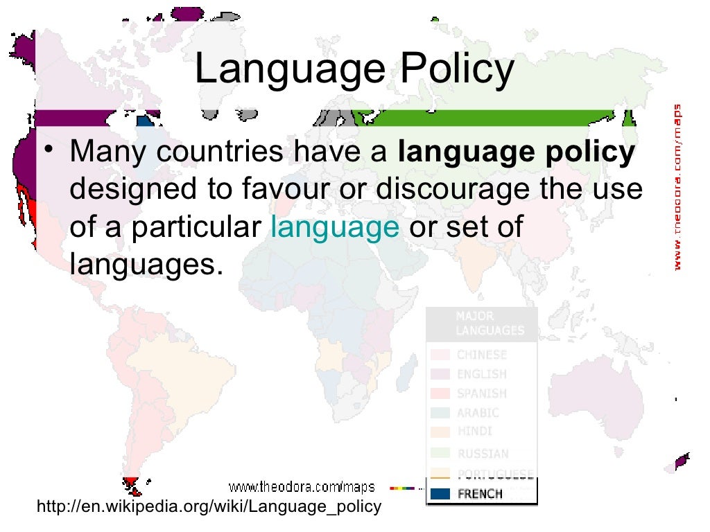 Language Policy Language Policy