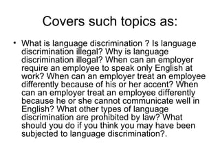 Language Rights | PPT