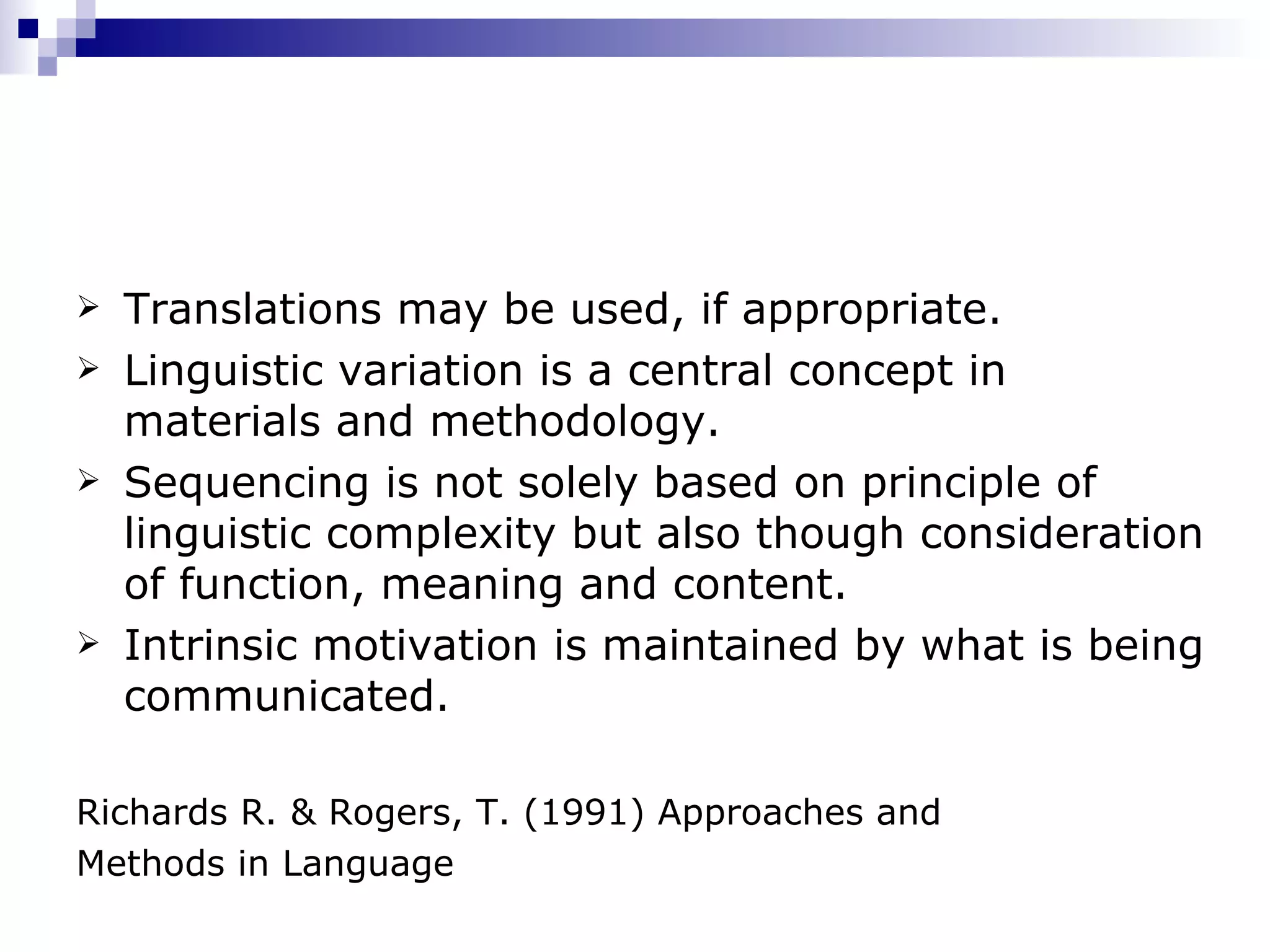 Language Teaching Approaches and Methods | PPT