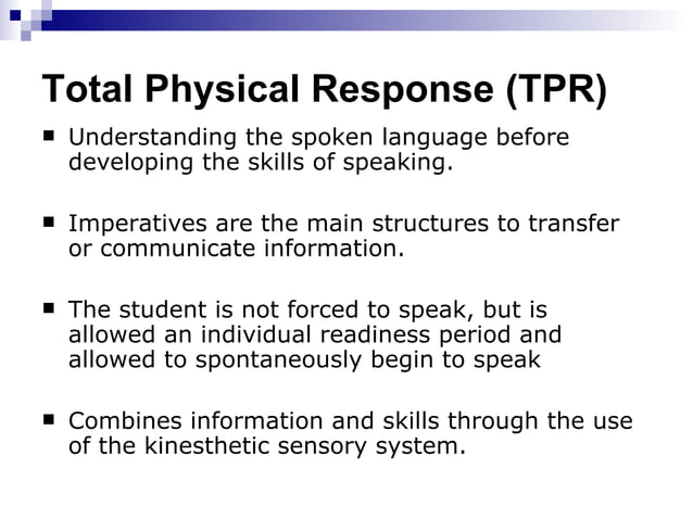 Language Teaching Approaches and Methods | PPT
