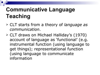 Language Teaching Approaches and Methods | PPT
