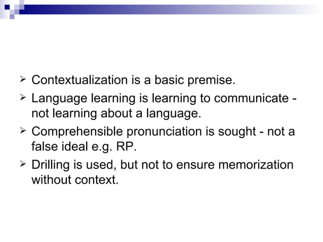 Language Teaching Approaches and Methods | PPT
