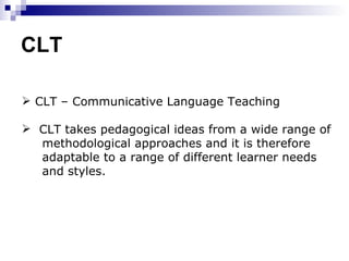 Language Teaching Approaches and Methods | PPT