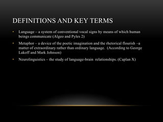 Language: The Meaning of Meaning (powerpoint) | PPTX