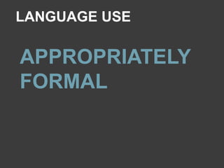 Language use | PPTX