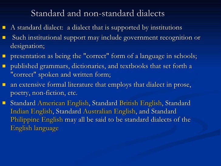 Nonstandard Dialect Standard English Vs Non 2019 01 27 nonstandard-dialect-standard-english-vs-non-2019-01-27