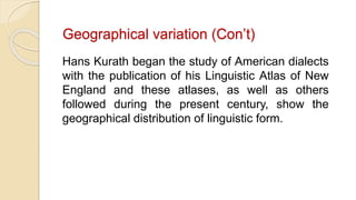 Language variation-presentation slide-louth and kosal( edited) | PPT