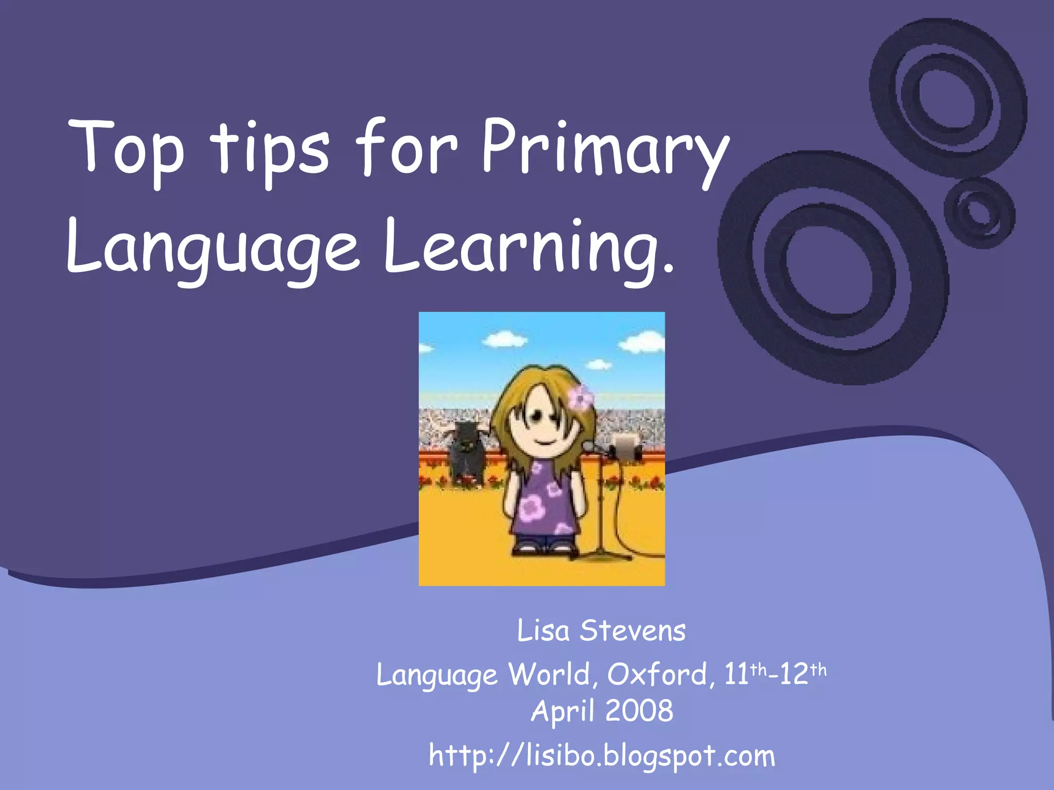 Top tips for Primary Languages | PPT