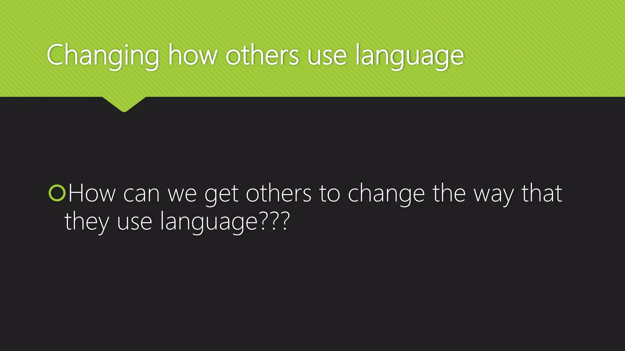 Respectful and Disrespectful Language | PPTX