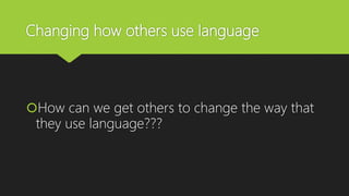 Respectful and Disrespectful Language | PPTX