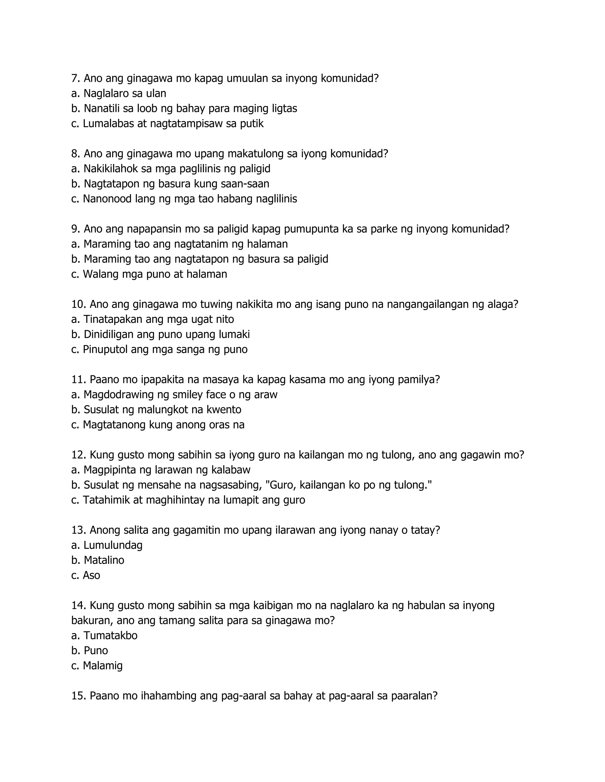LANGUAGE 1 MATATAG Periodical test 2024-2025 | DOCX