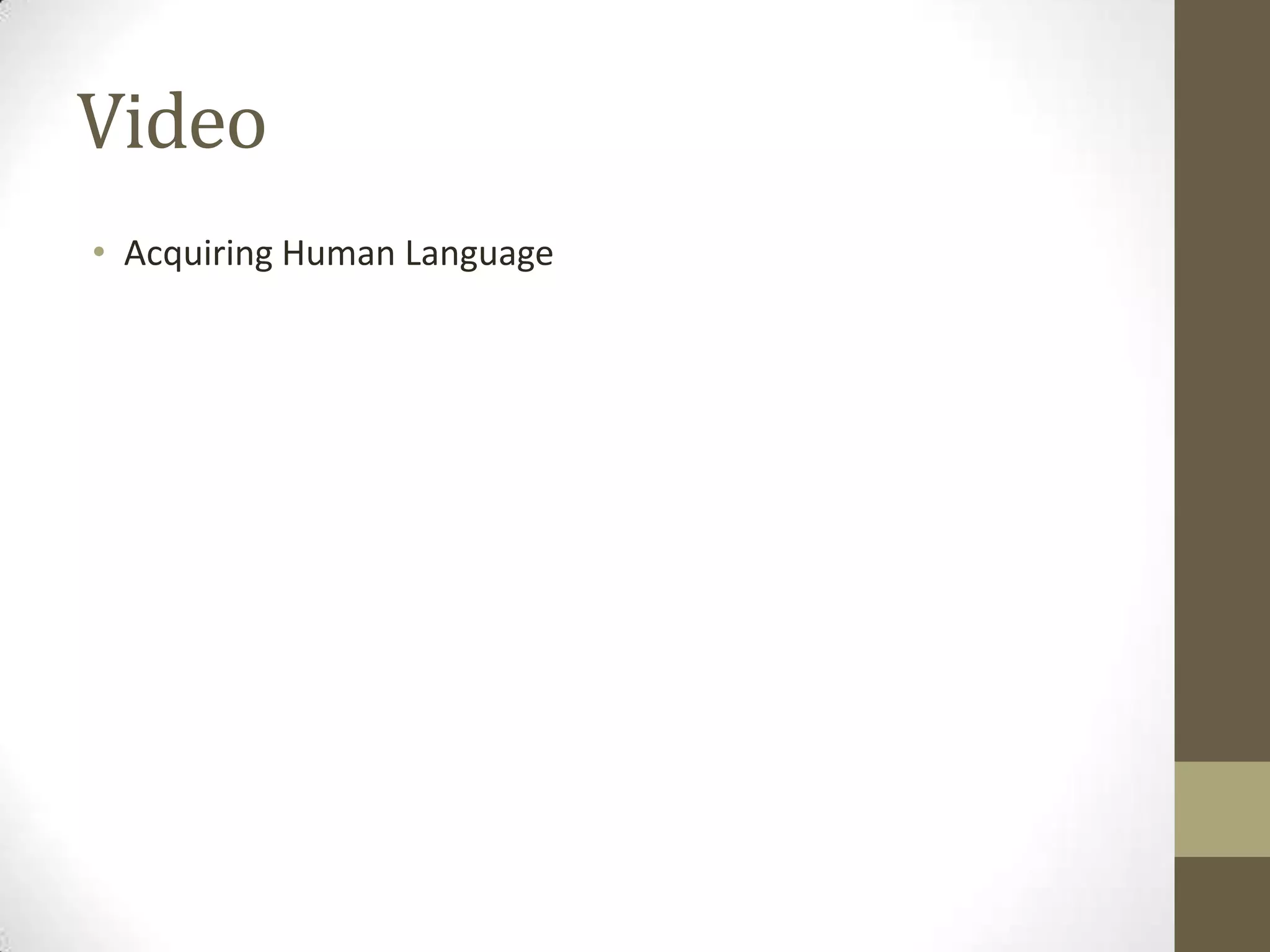 Language acquisition (1) | PPT
