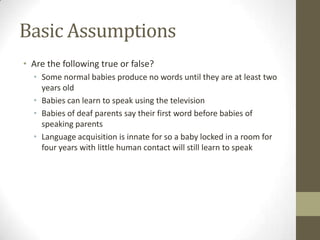 Language acquisition (1) | PPT