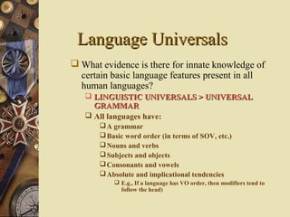 Language Acquisition by Sebastian Betancourt | PPT | Parenting Babies ...