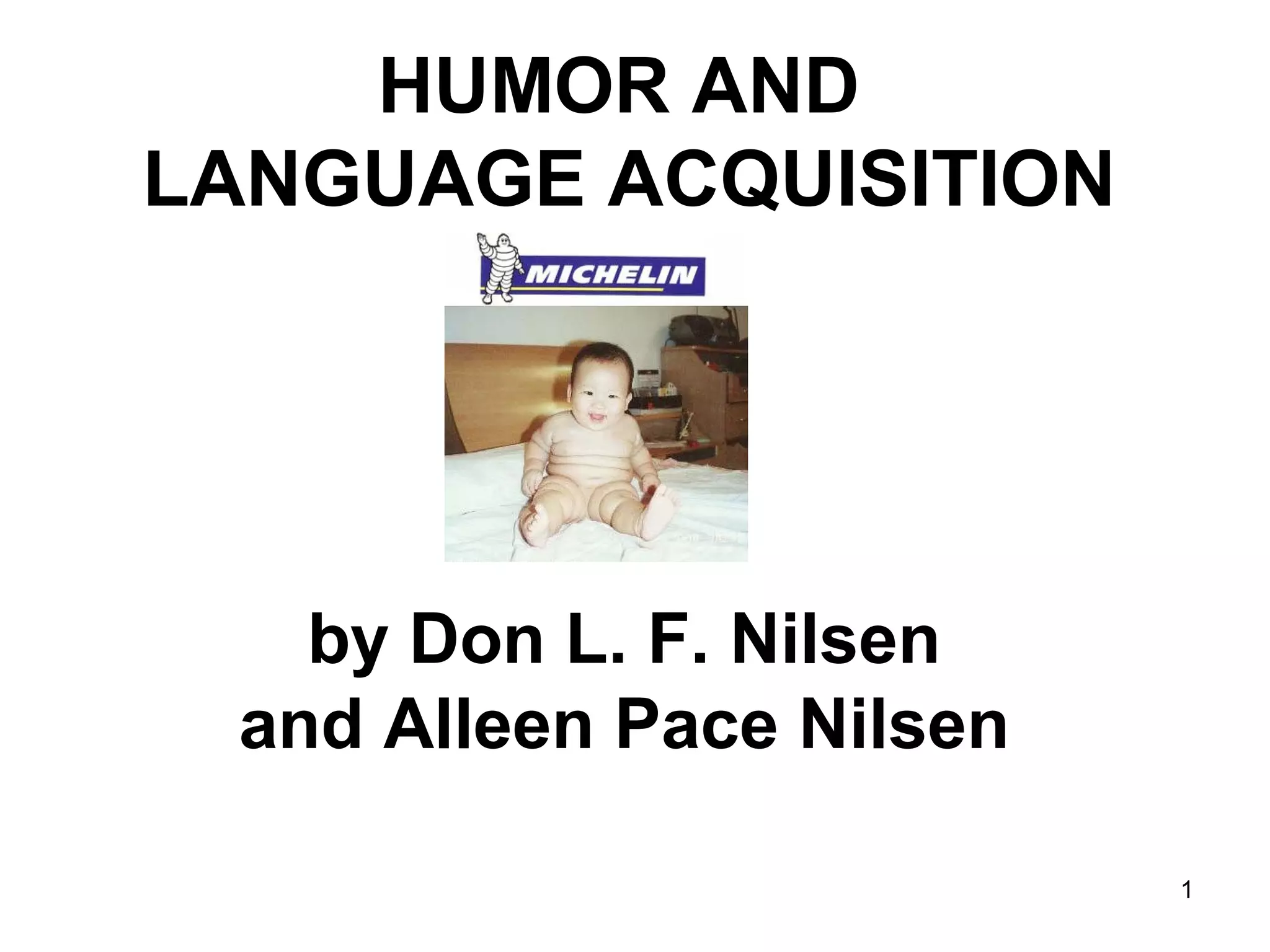 Humor and Language Acquisition | PPT