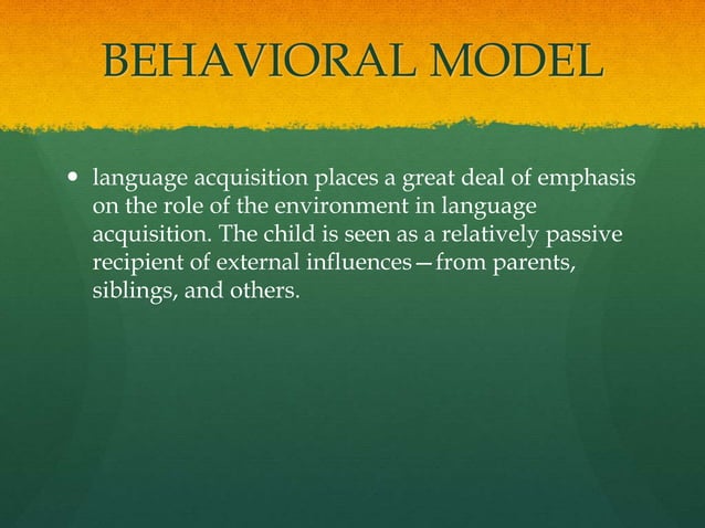 Language acquisition | PPT