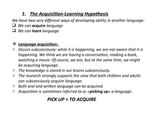 Language acquisition | PDF