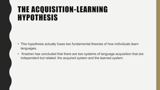 Language acquisition | PPT